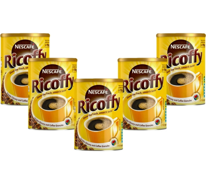 Buy Nescafé Ricoffy Instant Coffee 750g x 5 Tins – Smooth, Rich Taste ...