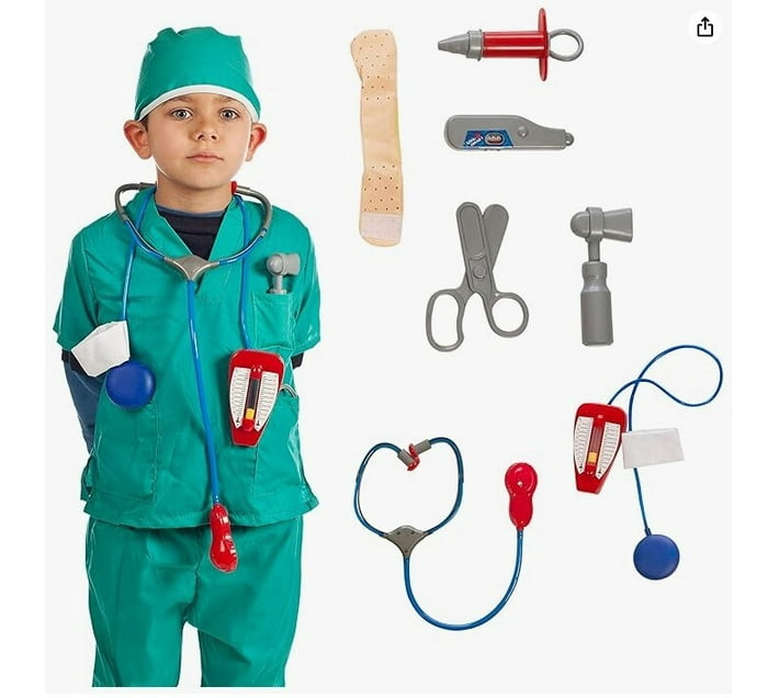 Psm 1 Three Doctor Costume Wear (Green) | Makro