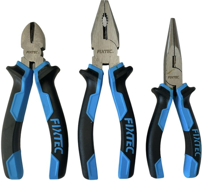 Fixtec 3 Pcs Combination Snap Ring Plier (Length : 18 cm) | Makro