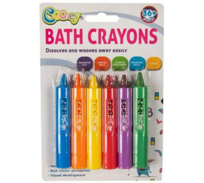 Cooey 6 Pack Bath Crayons Bath Toy | Makro