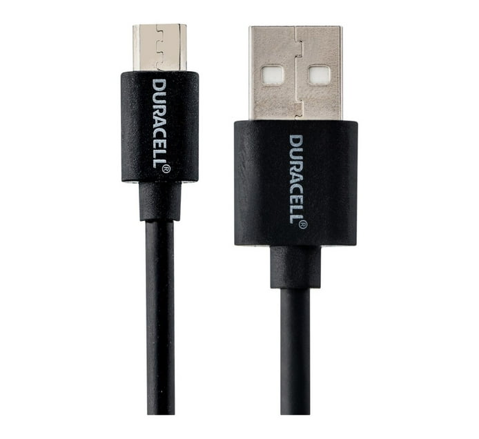 Duracell Micro USB Sync-Charge 1m Cable Black | Makro