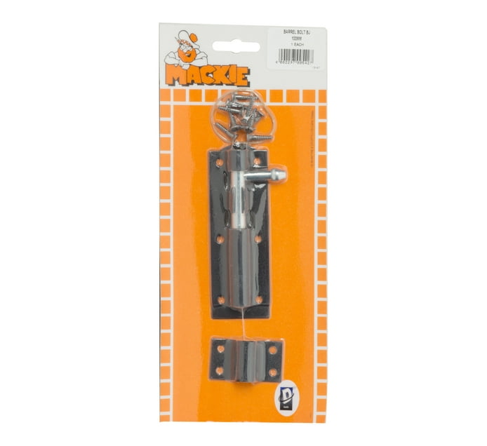 Buy Mackie 100mm Barrel Bolt With Screws in Bulk | Makro Business