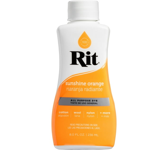 Rit All-Purpose Liquid Dye Sunshine Orange Do-it-yourself Kits Art and ...