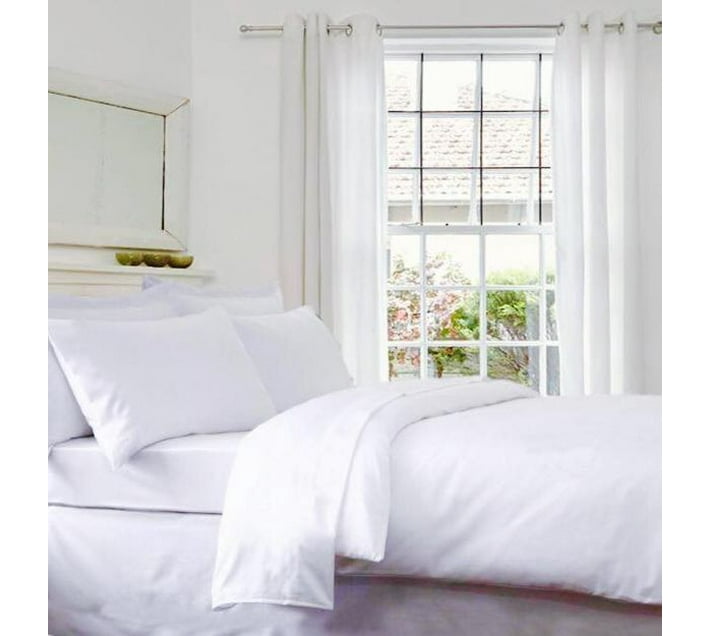 SMTE Double Polyester Duvet Cover (White, 6 x Duvet set) | Makro