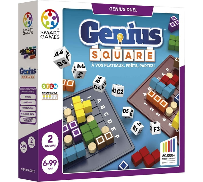 Smart Games SG-Genius Square game Educational Board Games Board Game ...