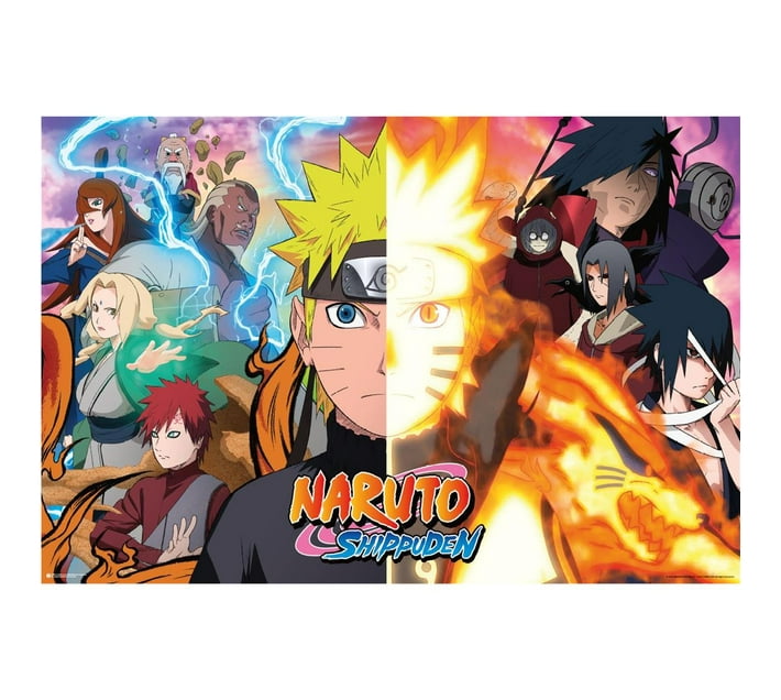 Someone’s in a Makro Naruto Shippuden (Split) 61 x 91.5cm Maxi Poster Mood