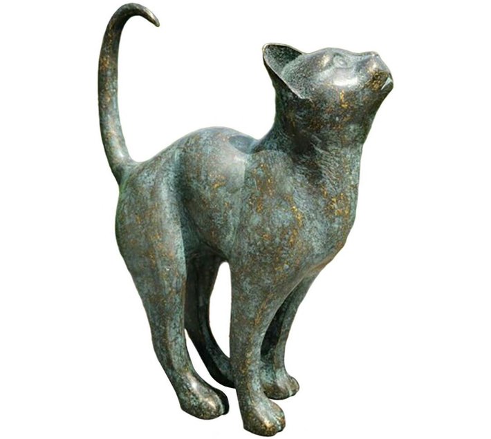 The Good Sport Garden Decor Standing Cat Statue(18cm) Garden Gnome | Makro