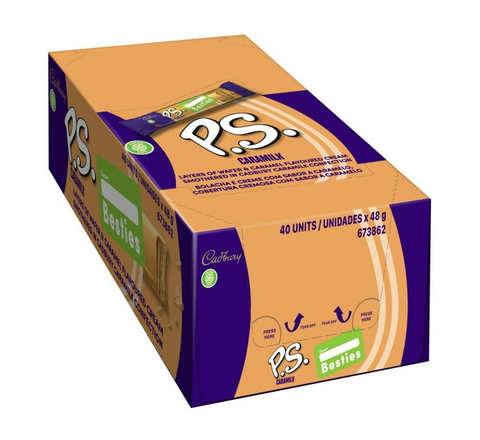 Buy Cadbury Ps Caramilk Chocolate Bars (1 x 40's) in Bulk | Makro Business