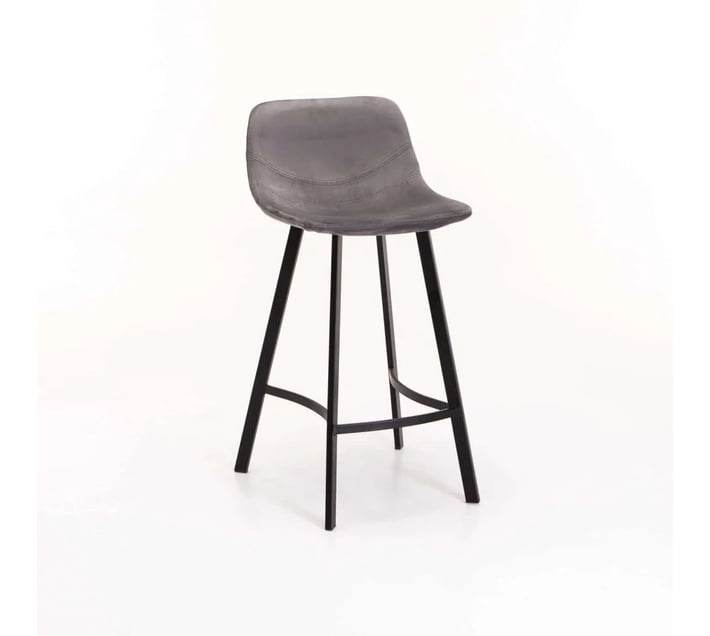 Ballito Velvet Kitchen Stool Metal Bar Stool | Makro
