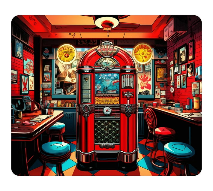 Someone’s in a Makro Mouse Pad - Vintage Spider Man Jukebox Jam pattern ...