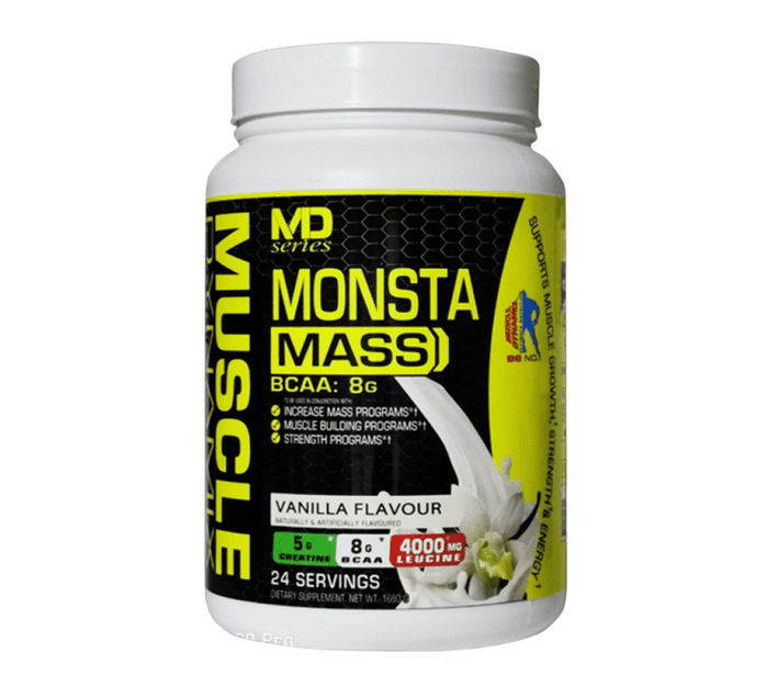Someone’s in a Makro Muscle Dynamix Monsta Mass Vanilla (1680g) Mood