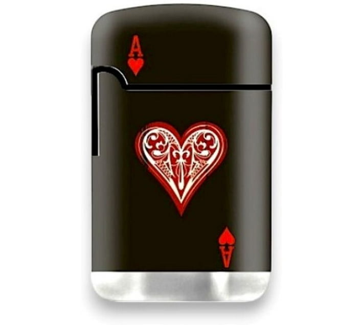 Buy Zengaz ZL3 Aces Mega Jet Turbo Flame Lighter- Ace of Hearts Pocket ...