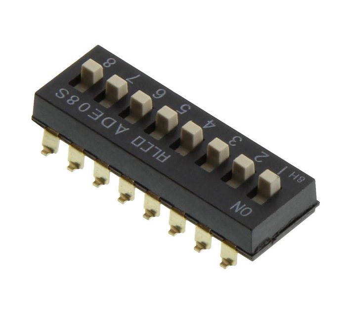 Someone’s in a Makro Alcoswitch (1-1825058-9) DIP / SIP Switch, SPST ...