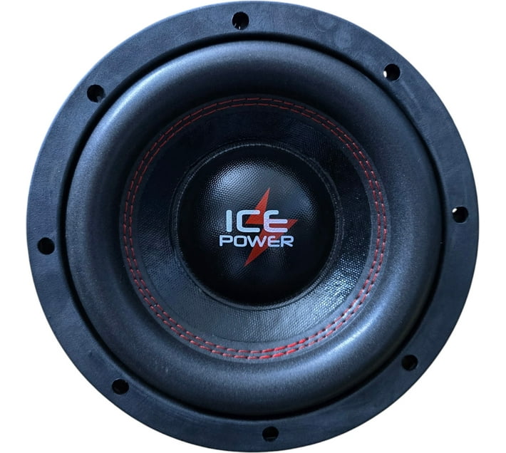 ICE POWER IPS-8D4 Subwoofer Rear Deck Mounted Round Car Speaker (6000 W ...