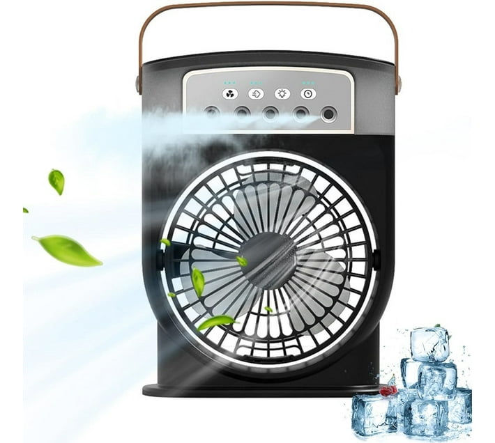 aerbes JG20375012 A+ 1 mm 3 Blade Misting Fan (Black, Pack of 1) | Makro