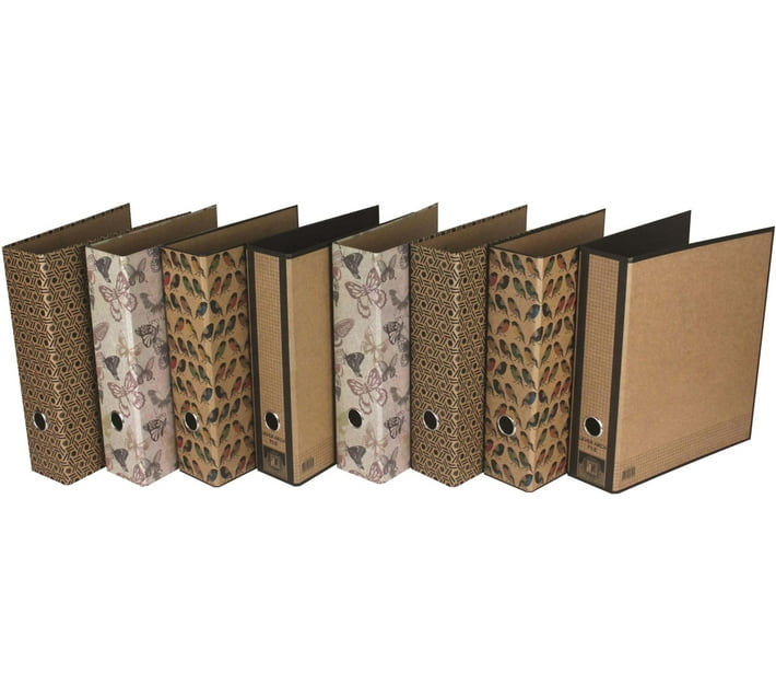 Files Kraft Board Lever Arch (Set of 8, Brown) | Makro