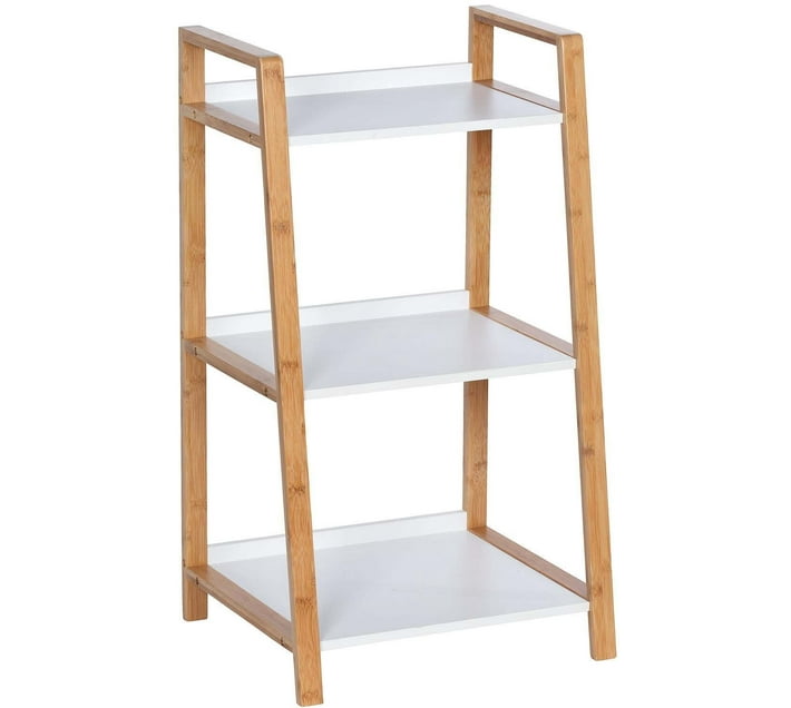Wenko Bamboo Shoe Stand (Brown, 3 Shelves) | Makro