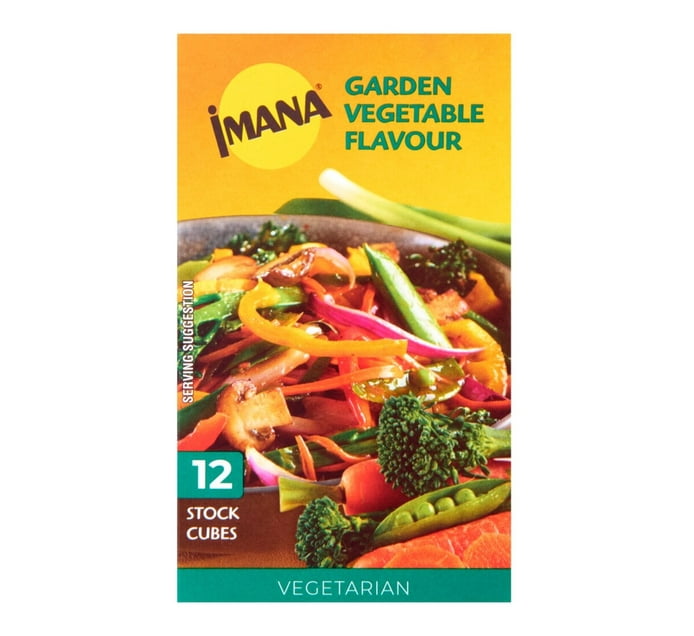 Buy Imana Garden Vegetable Flavour Stock Cubes 12 Pack in Bulk | Makro ...