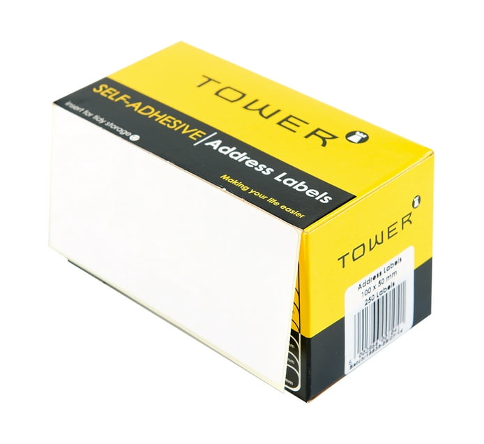 Someone’s in a Makro Tower 100 x 50 mm Self-Adhesive Address Labels 250 ...