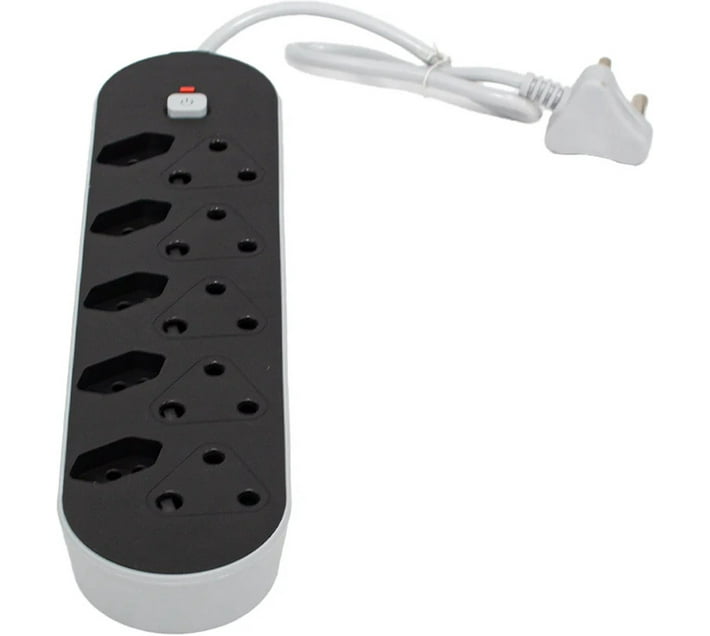 SpSp 10 Way Multiplug with overload Protection 10 Socket Extension ...