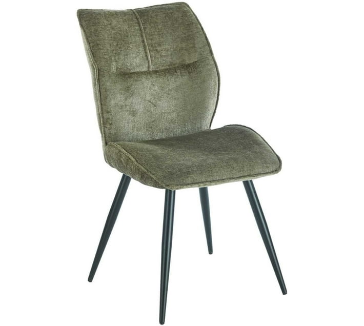 Elysia Fabric Dining Chair Fabric Dining Chair (Set of 1, Finish Colour ...