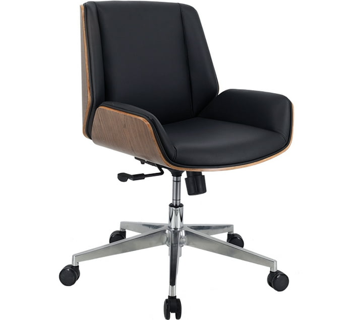 GOF Furniture B1707 Ryzen Wooden Office Chair Black Office Conference ...