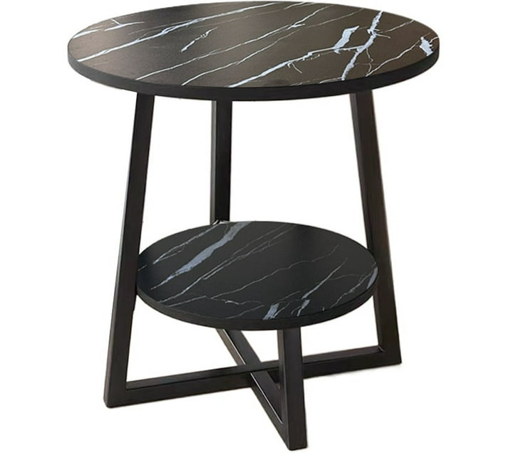 sisa abc917 Synthetic Fiber Console Table (Finish Colour - black, Knock ...