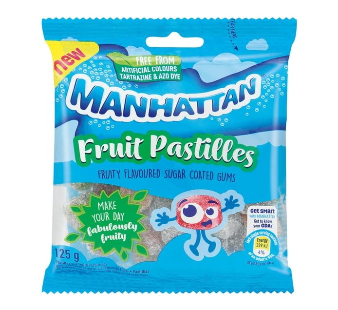 Manhattan Sweets Fruit Pastilles 1 X 125g Makro
