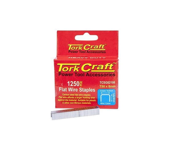 Someone’s in a Makro Tork Craft - Flat Wire Staple 16G X 10.6Mm X 8Mm ...