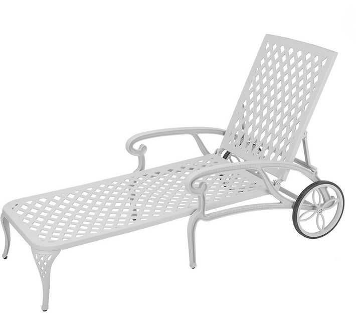 Anray LAPL-WH Metal Lounge Chair (White, 1, Knock Down) | Makro