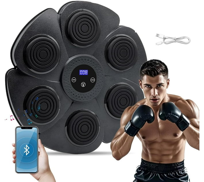 Ashcomonline Music Boxing Machine Smart Bluetooth Musical Box (Black ...