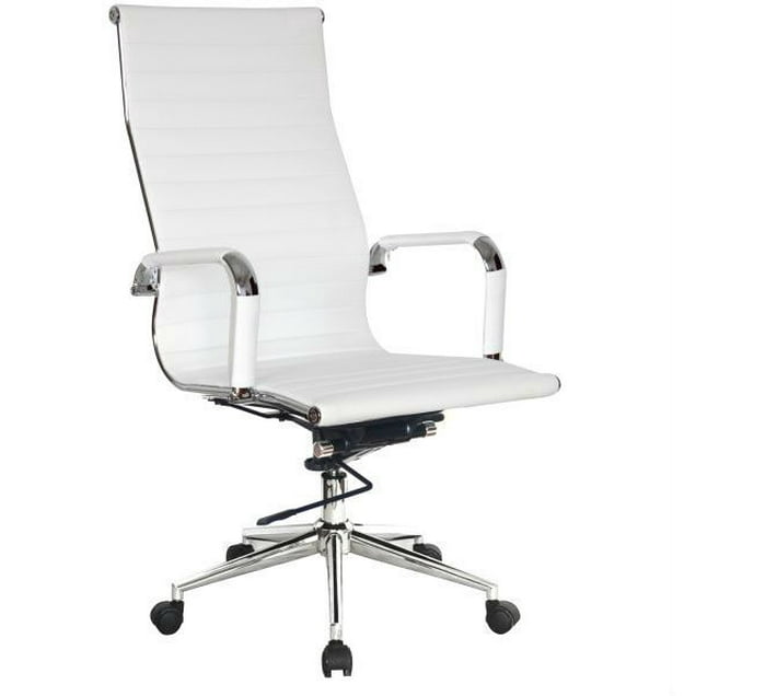 Infinity Homeware Vienna Office Executive Chair (White, Knock Down) | Makro