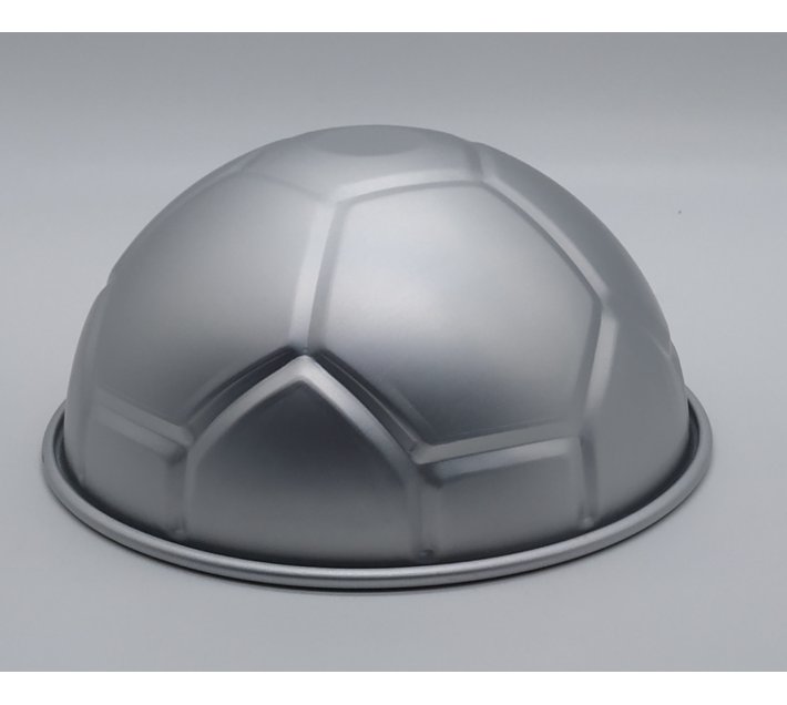 BakeMaat 3-D Soccerball Cake Pan A-2019 Aluminium Cake Mould 1 (Pack of ...