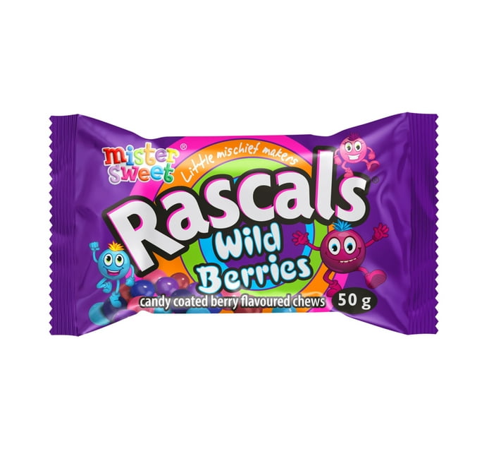 Rascals Candy Chews Wild Berries (1 x 50g) | Makro