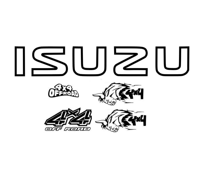 Someone’s in a Makro Tailgate Sticker Compatible with Isuzu with mix ...