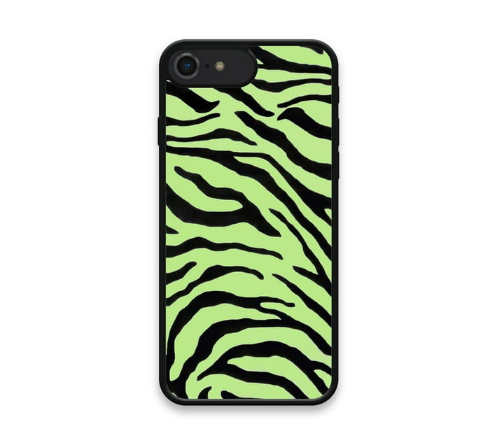Someone’s in a Makro Caitscases TPU Fashion Covers - Apple iPhone SE (2020) (Green Zebra) Mood