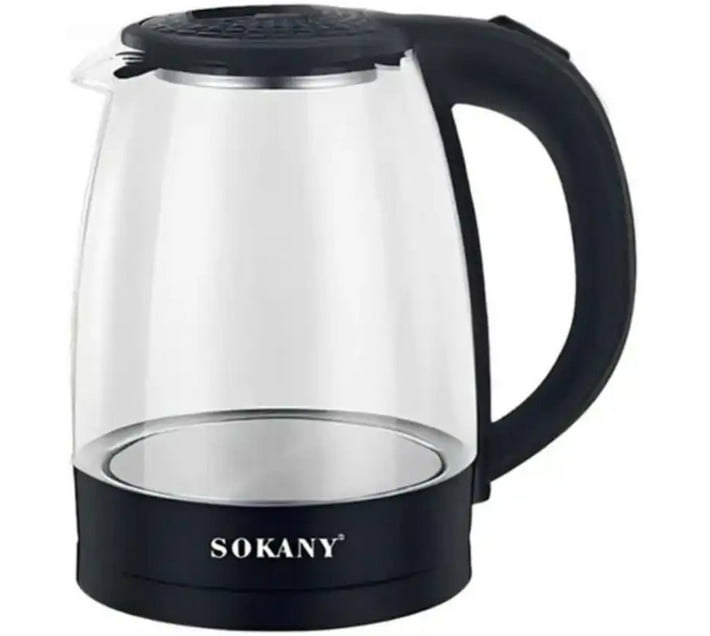 Sokany Electric Kettle 2Litre 1.5KW Electric Kettle (2 L, Clear, Black ...