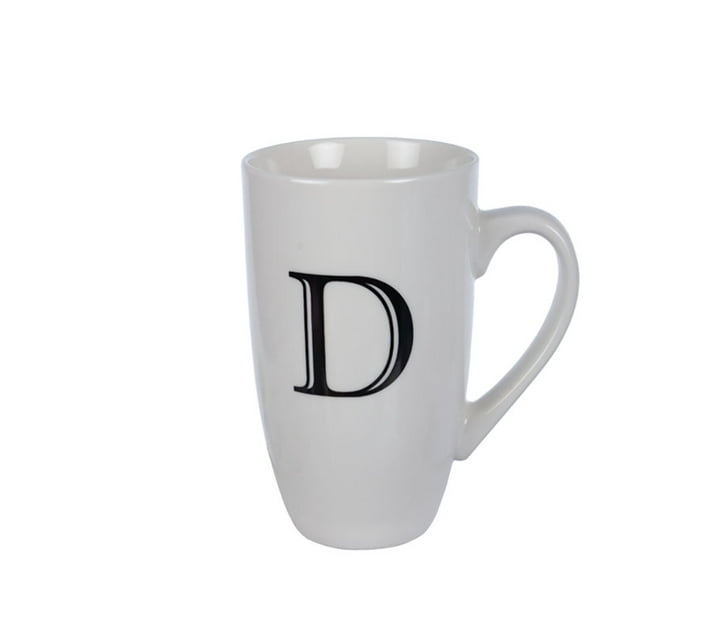 Kitchen Accessories - Mug - Letter `D` - Ceramic - White - 10 Pack | Makro
