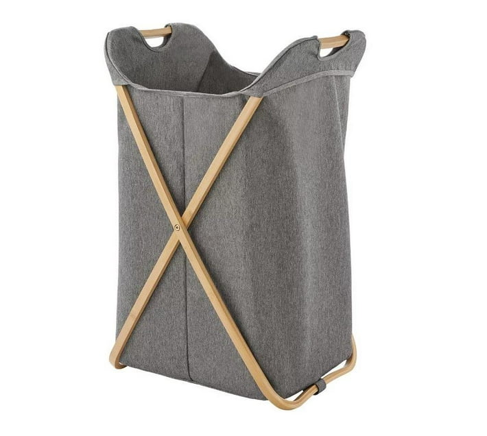 Someone’s in a Makro Bamboo Cross Collapsible Laundry Basket - 60L Mood