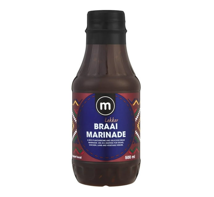 M Braai Sauce and Marinade (6 x 500ml) | Makro