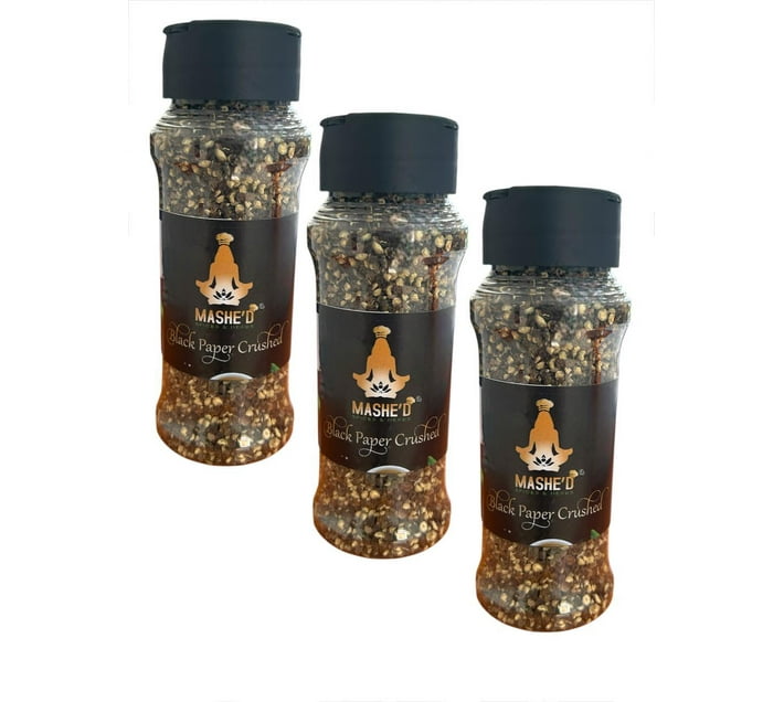 Buy Mash Ltd Black Pepper Crushed 200g x 3 (3 x 600 g) in Bulk | Makro ...