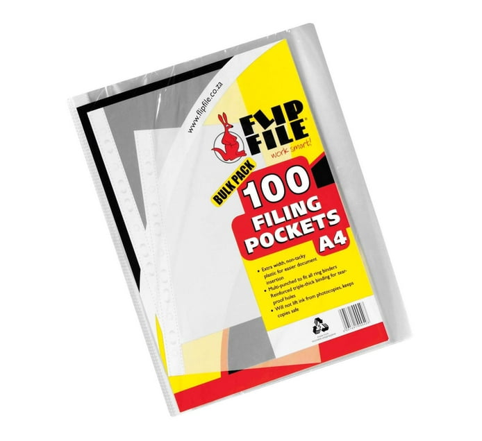 Someone’s in a Makro Flip File A4 Filing Pockets 100-Pack Mood