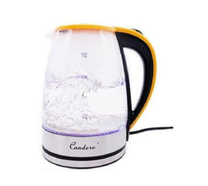 Someone’s in a Makro Condere - 2 Liter Cordless Glass Electric Kettle ...