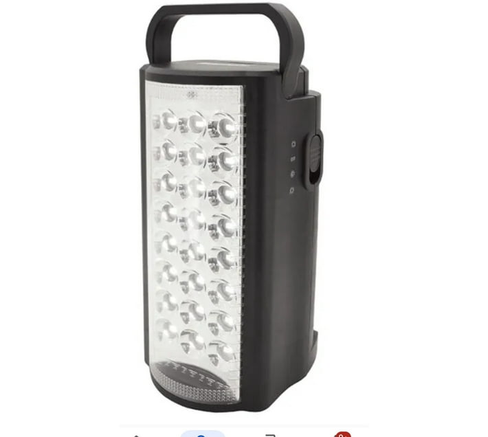 rechargeable light MO180709 360 min Lantern Emergency Light (Black) | Makro