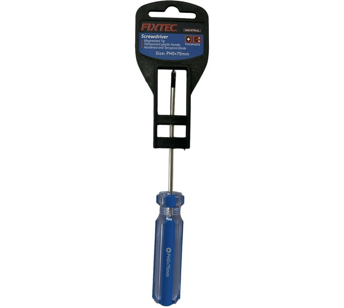 FIXTEC PH0x75mm PH Screwdriver Standard (Pack of 1) | Makro