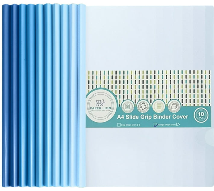 Paper Lion High Quality A4 Slide Triangle Grip Binder Cover Gradient ...