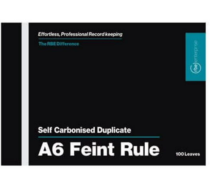 RBE F2165-1 Feint Ruled Duplicate Pad A6 (1 Sets) | Makro