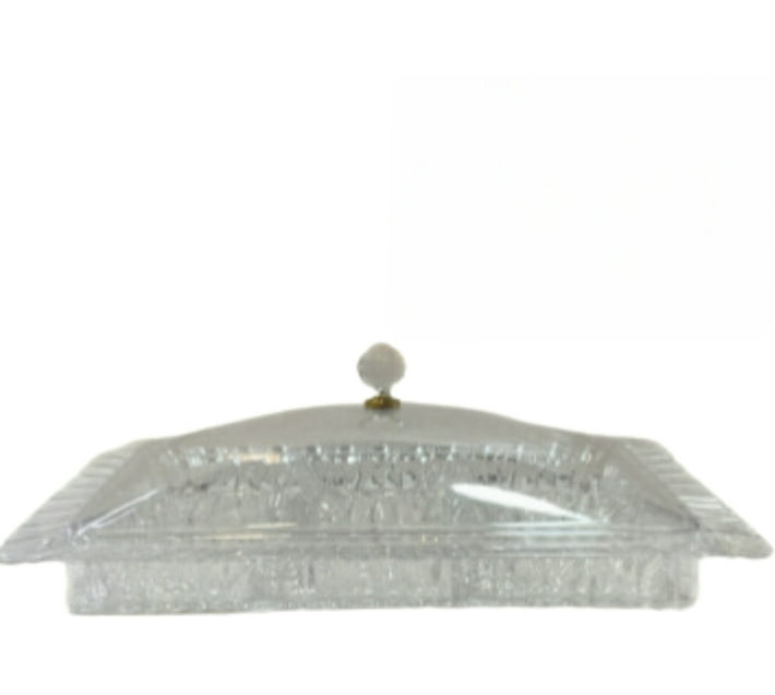 Generic 01004 Acrylic Rectangular Dome 6 Divisions Sectioned Plate () | Makro