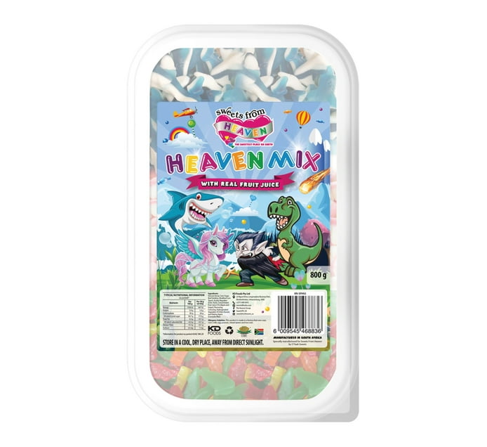 Sweets From Heaven Gums or Jellies Tub Heaven Mix (800 g) | Makro
