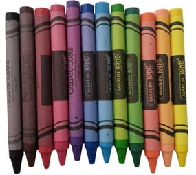 MARLIN Wax Crayons (Set of 12, MULTICOLOUR) | Makro